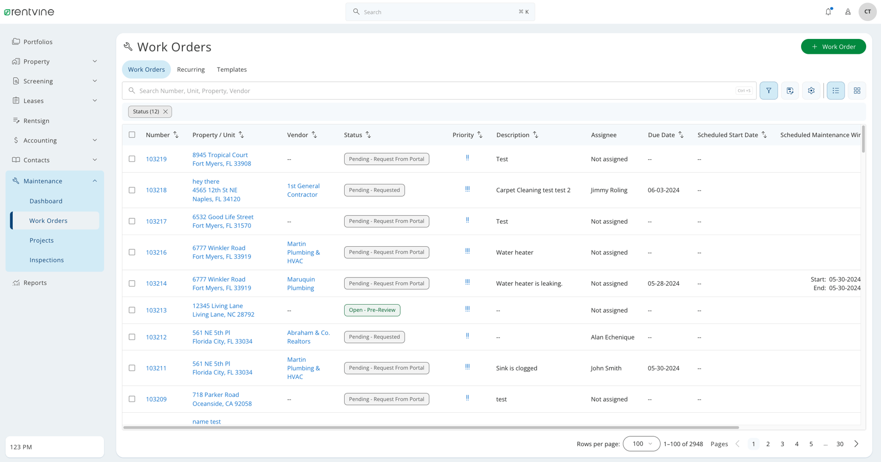 How To Create a Recurring Work Order